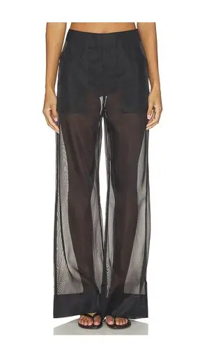 SOLAQUA Hugo Pant In Black - Noir