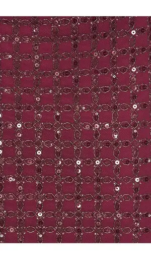 ROTATE BY BIRGER CHRISTENSEN Beaded Maxi Tube Dress In Wine