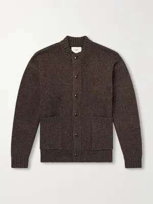 Folk Knitted Cardigan - Brown