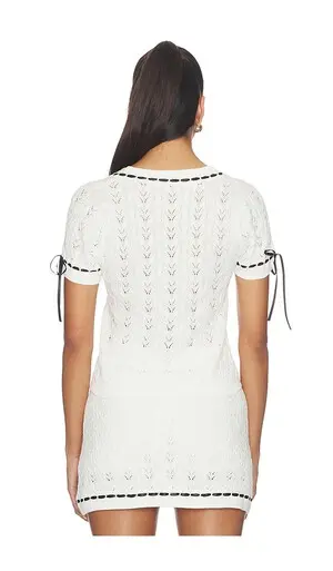 Show Me Your Mumu Simone Top In Ivory
