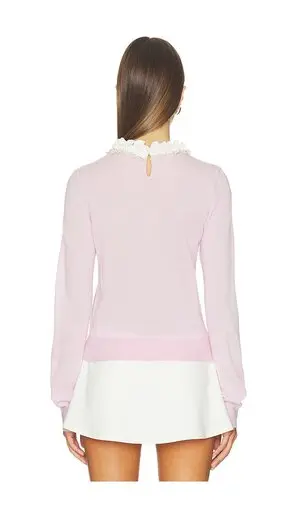 SELF-PORTRAIT Floral Embellished Knit Jumper
