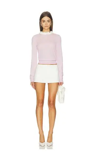 SELF-PORTRAIT Floral Embellished Knit Jumper