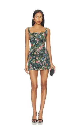 Amanda Uprichard Rhonda Romper - Malachite Multi