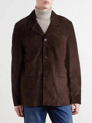 NILI LOTAN Ridgway Suede Blazer