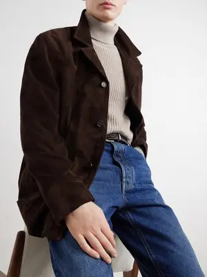 NILI LOTAN Ridgway Suede Blazer
