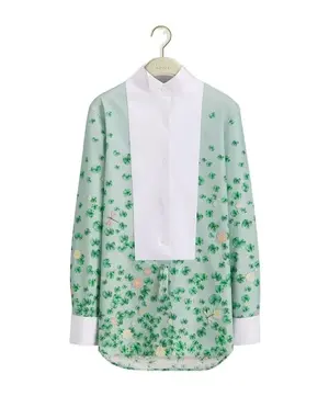 Dior Blouse With Plastron And French Cuffs - No