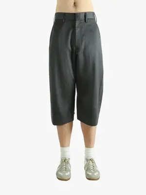 OMAR AFRIDI Panelled Wool Shorts