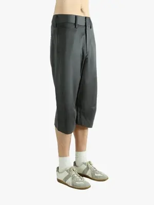 OMAR AFRIDI Panelled Wool Shorts