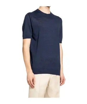 LARDINI Short-sleeved T-shirt - Blue
