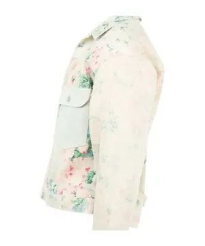 Junya Watanabe Floral Print Boxy Fit Jacket - Multi-color