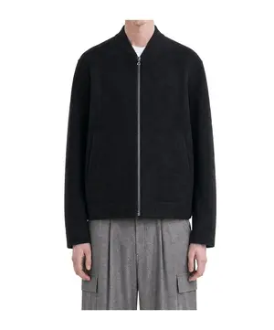 Harris Wharf London Long Sleeve Zip Up Casual Jacket