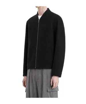 Harris Wharf London Long Sleeve Zip Up Casual Jacket