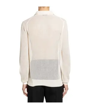 TOM FORD Semi-sheer V-neck Long-sleeve Sweater