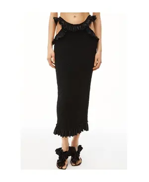 Alexander Wang Ruffled Trim Sleeveless Dress
