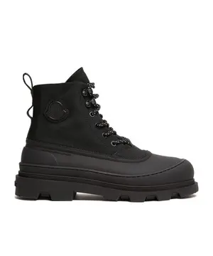 Moncler Vera Sheal Lace-up Boots - Black