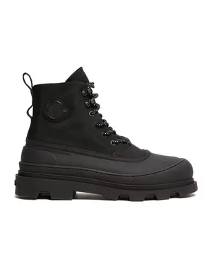 Moncler Vera Sheal Lace-up Boots - Black