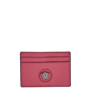 Versace Medusa Head Cardholder - Red
