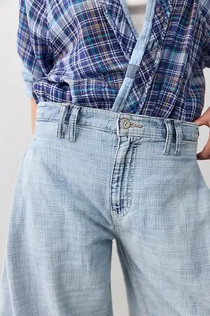 Free People We The Free Cropped Wide-leg Jeans