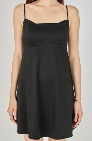 Endless Rose Spaghetti Strap Square Neck Minidress