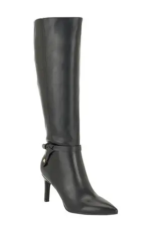 Tommy Hilfiger Jolay Knee-high Pointed Toe Stiletto Boots - Black