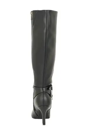 Tommy Hilfiger Jolay Knee-high Pointed Toe Stiletto Boots - Black