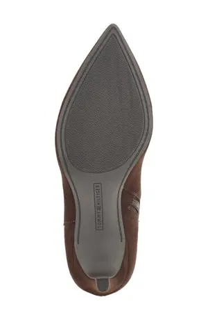 Tommy Hilfiger Jolay Knee-high Pointed Toe Stiletto Boots - Dark Brown