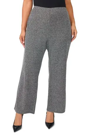 Halogen Straight Leg Textured Trousers