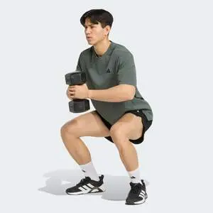 Adidas Primelift Essentials Workout Graphics Tee Green - Legend Ivy