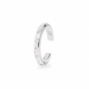ZOHREH White Sapphire Celestial Ear Cuff Sterling - Silver