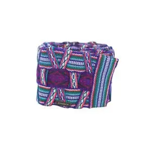 TAARACH & AMPERSAND Paka Wide Woven Belt - Purple