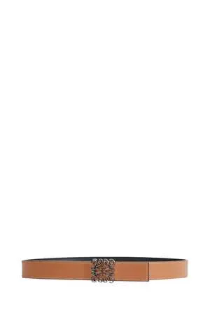 Loewe Anagram Reversible Belt - Black