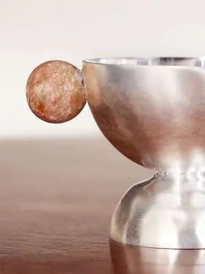 NATALIA CRIADO Plated And Stone Egg Cup