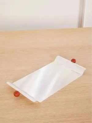 NATALIA CRIADO Small -plated And Stone Tray - Silver