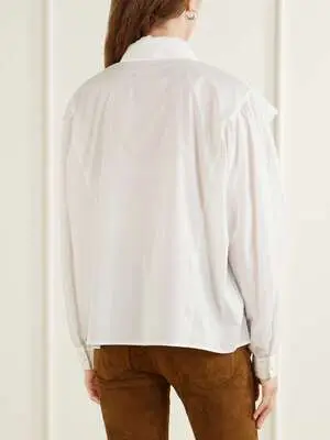 FRAME The Equestrian Cotton-poplin Shirt