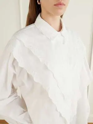 FRAME The Equestrian Cotton-poplin Shirt