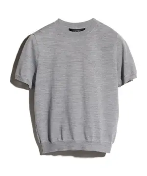 Gucci Silk Wool T-shirt With Embroidery - Light Gray