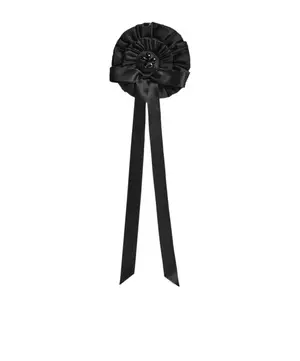 Simone Rocha Rosette Bag Charm - Black