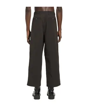 Comme Des Garçons Homme Pleated Wide Leg Trousers
