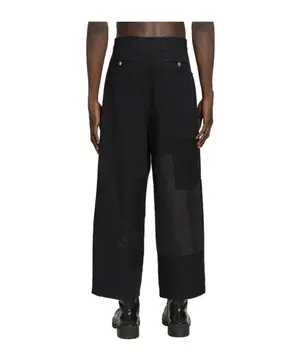 Comme Des Garçons Panelled Wide-leg Trousers