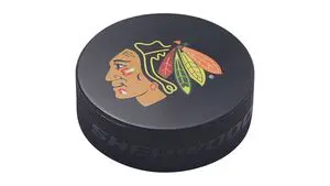 OVO X Nhl Chicago Hawks Sherwood Puck - Black