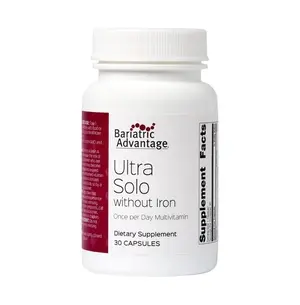 BARIATRIC ADVANTAGE Ultra Solo Without Iron Once Per Day Daily Multivitamin For Bariatric Patients With Thiamin - No Color
