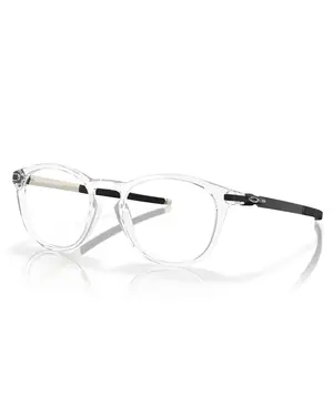 Oakley Pitchman Low Bridge Fit Eyeglasses - Polished Clear