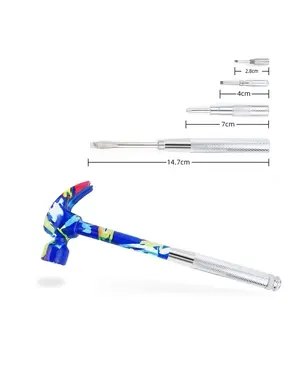 XDOVET 6 In 1 Multifunctional Hammer Tool Set - Blue