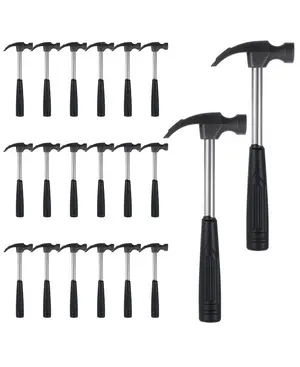 XDOVET Mini Claw Hammer Non-slip Rubber Handle Woodworking Diy Tools - Black