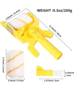 XDOVET Paint Edger Trimmer Wall Ceiling Brush Roller Shield Tool Expandable