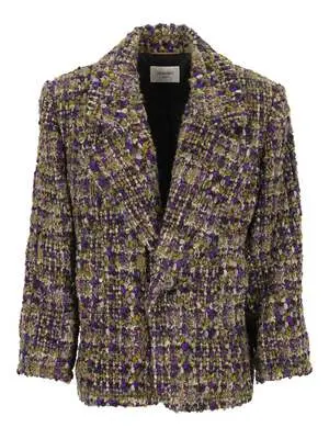 Saint Laurent Tweed Blazer - Multicolor