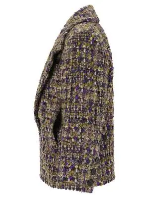 Saint Laurent Tweed Blazer - Multicolor