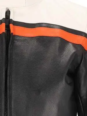 Balenciaga Fitted Leather Biker Jacket