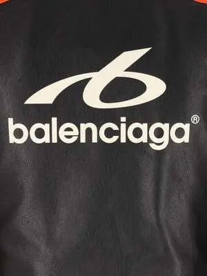 Balenciaga Fitted Leather Biker Jacket