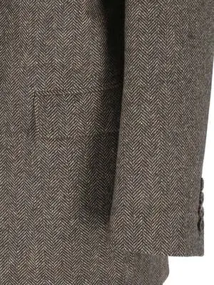 Saint Laurent Herringbone Wool Jacket